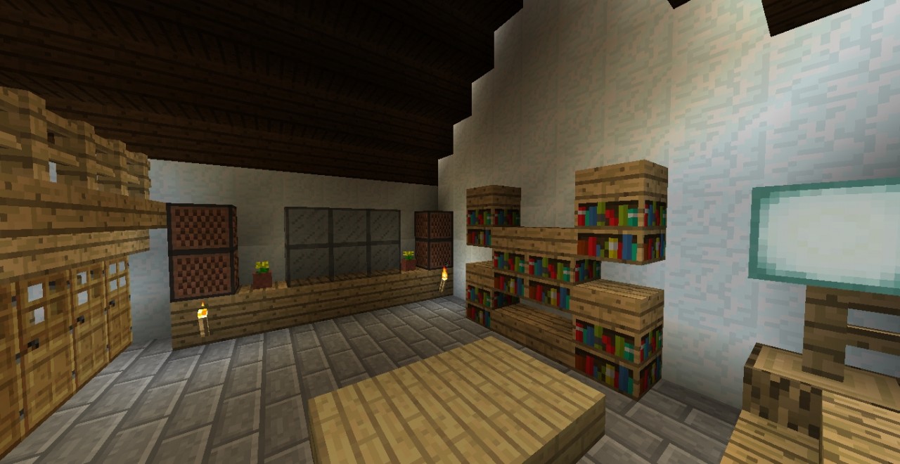 Traditional Chinese Siheyuan House Minecraft Map