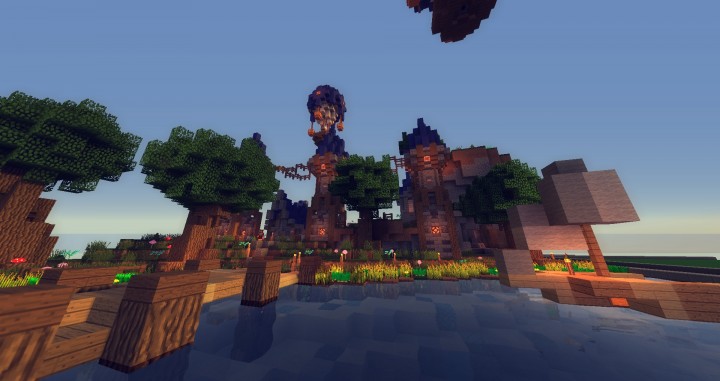 My plot build: Tee Three Towers Minecraft Map