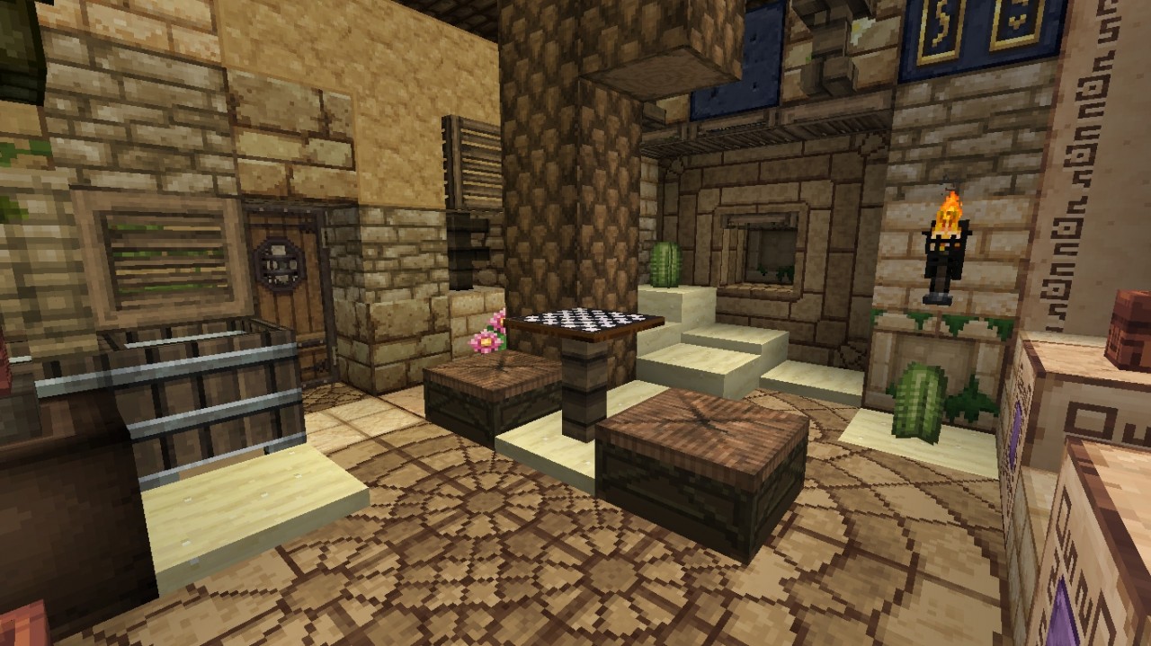 Desert texture experiment. Minecraft Map