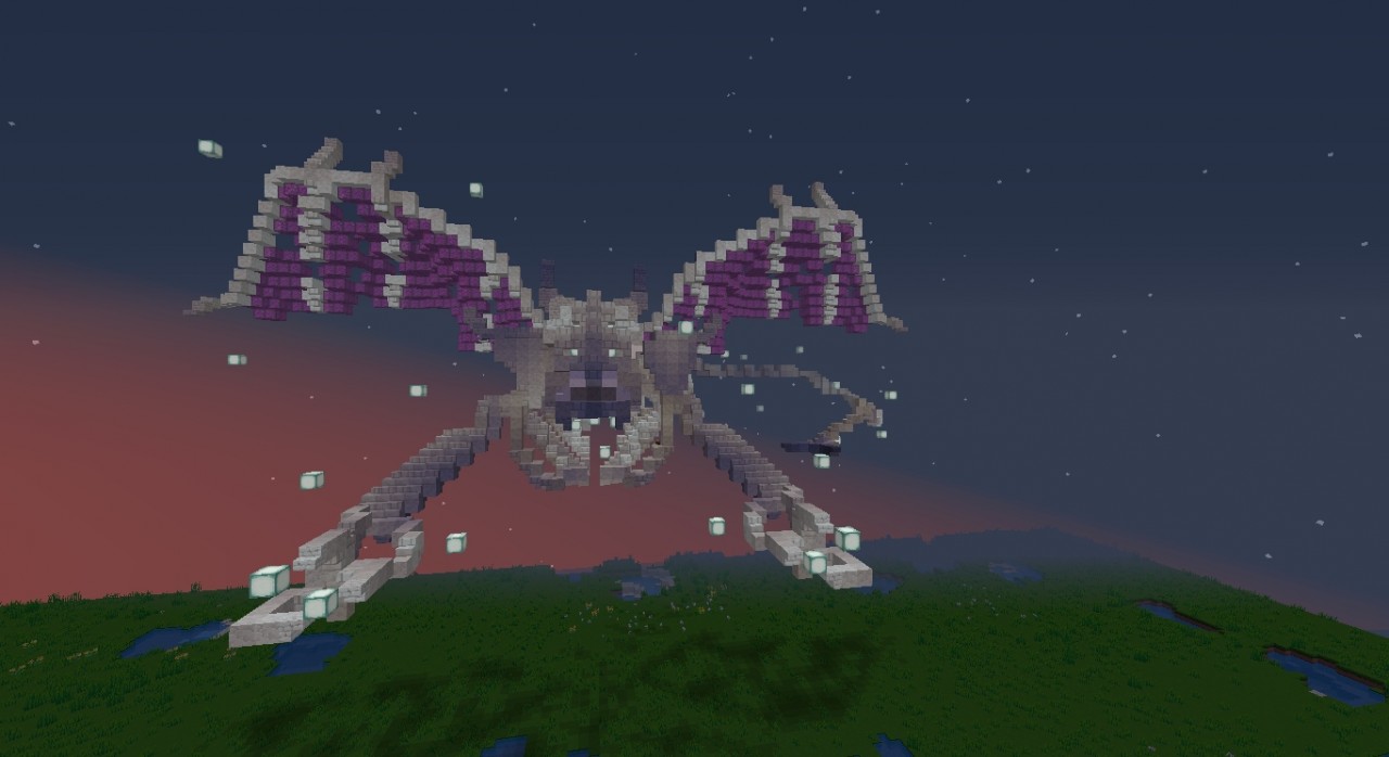 Skeletal Dragon Minecraft Map