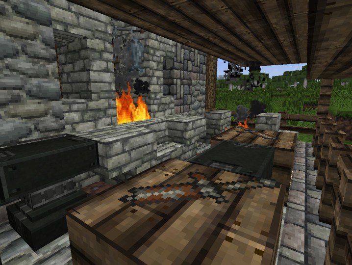 Medieval Blacksmith -=- Minecraft Map