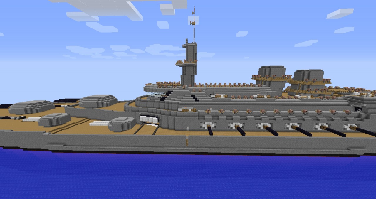 Dreadnaught / Battleship Minecraft Map