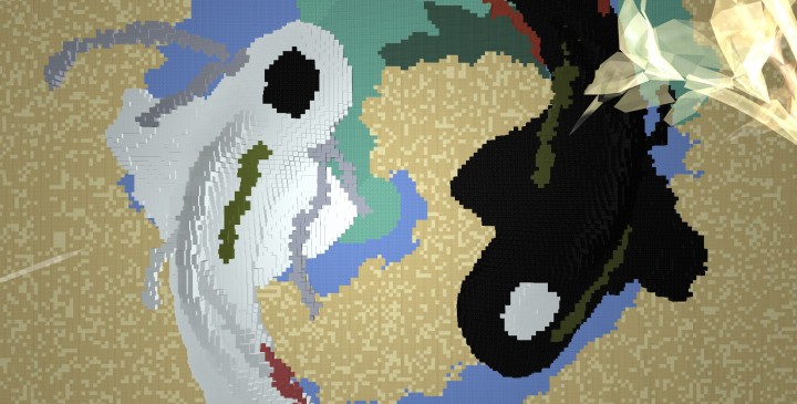 Yin Yang Koi: Creative speed build #2 Minecraft Map