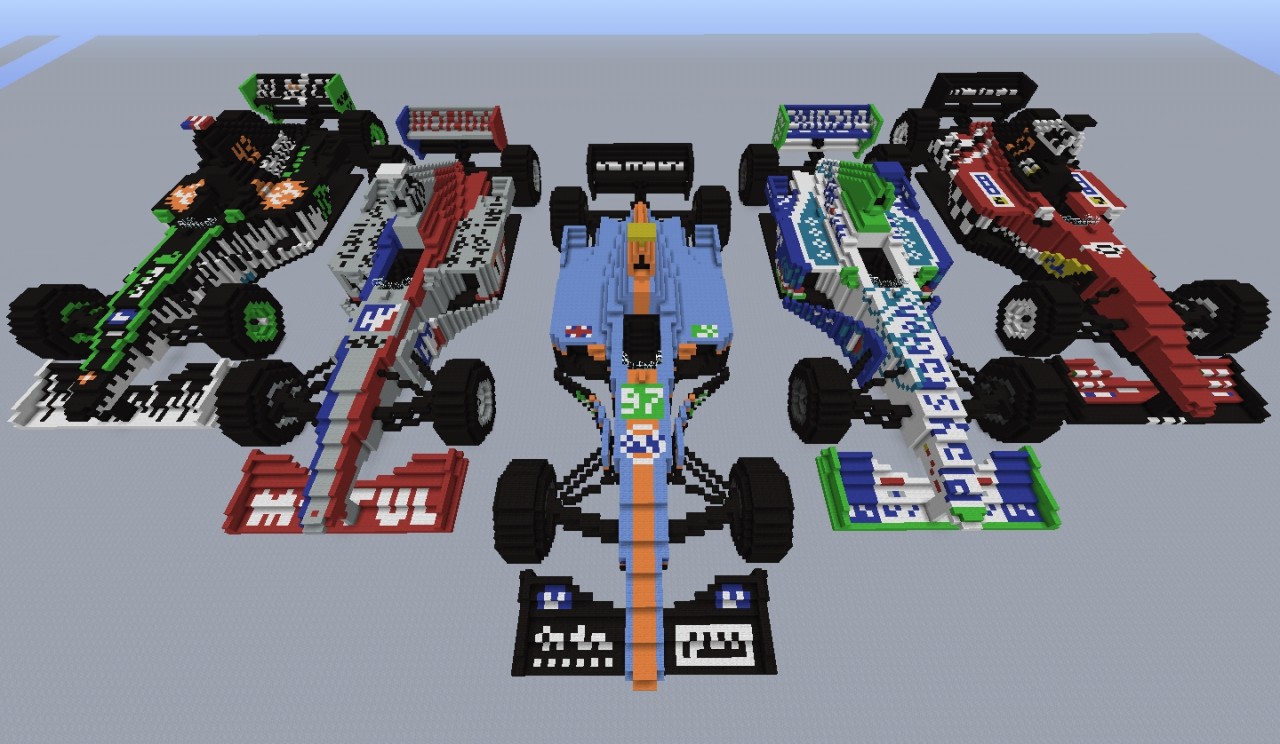 Fantasy F1 Liveries Pack 2 Minecraft Map