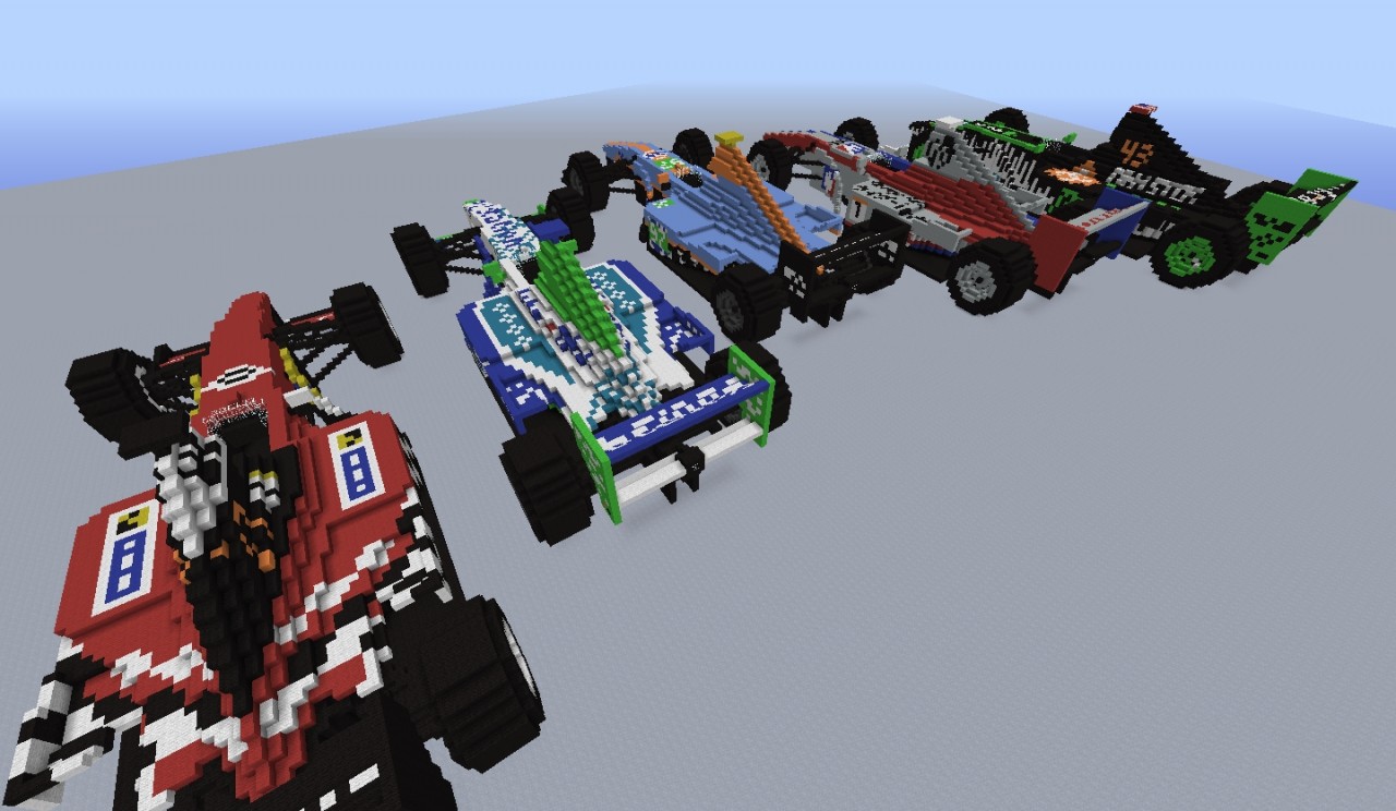 Fantasy F1 Liveries Pack 2 Minecraft Map