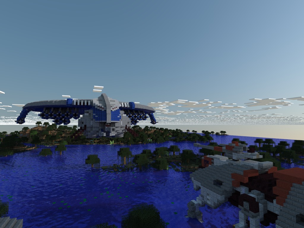 HMP Droid Gunship (FUNCTIONAL) STAR WARS Minecraft Map