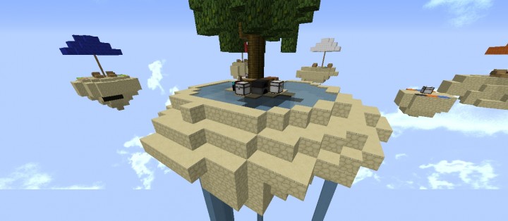 Beach island-Skywars Map by zQuasar and 19pino19 Minecraft Map
