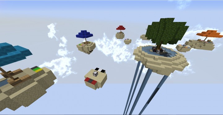 Beach island-Skywars Map by zQuasar and 19pino19 Minecraft Map