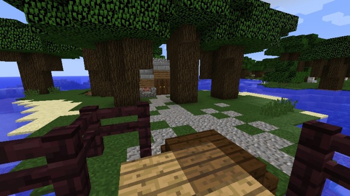 Small Minecraft Cottage Riverside Riverside Fantasy House ...