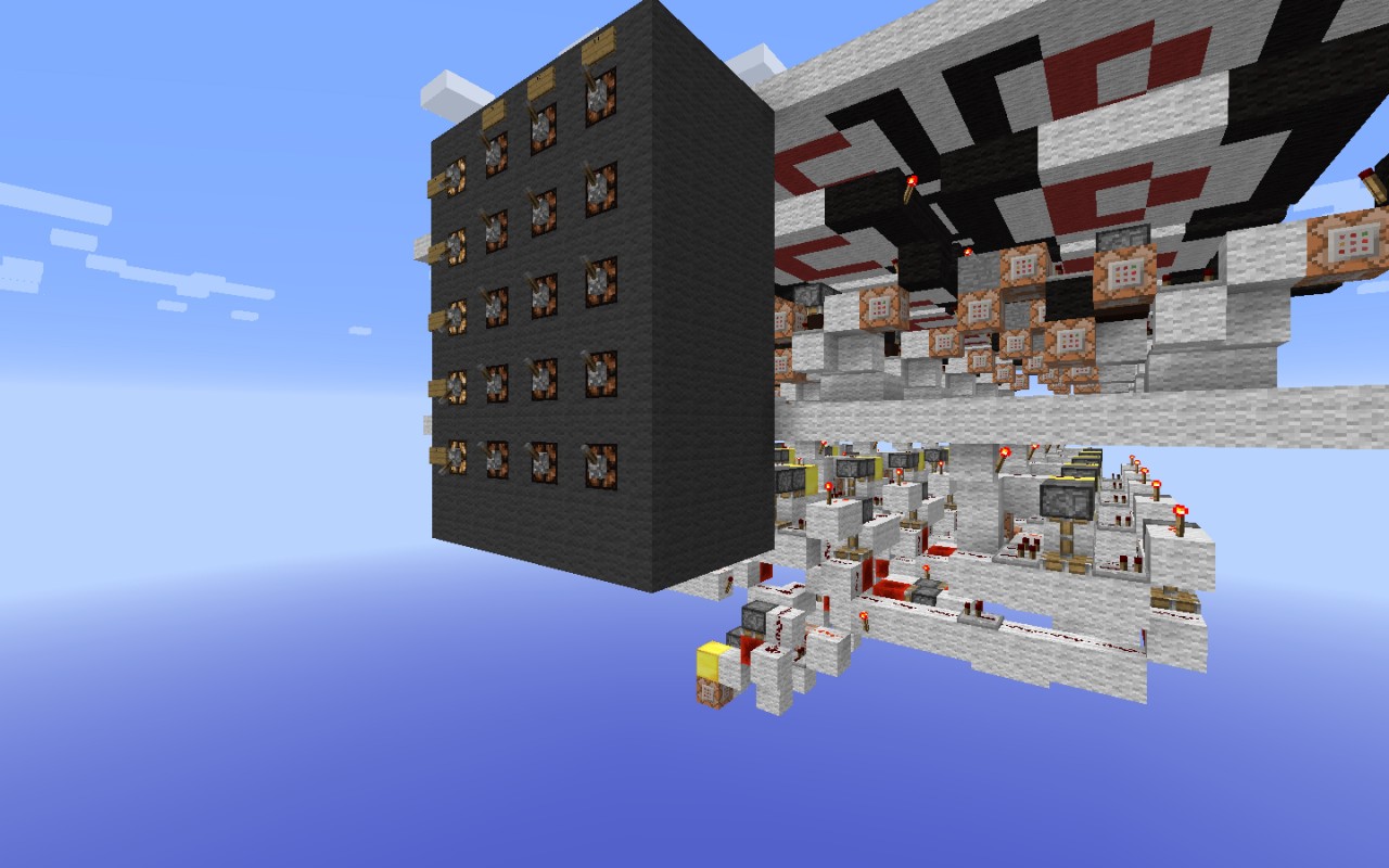 Minecraft Working Scantron! Minecraft Map