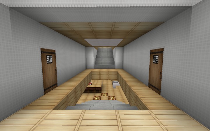 Semi-circle modern house Minecraft Map