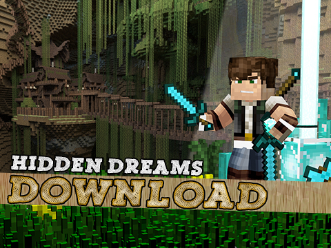 The Underground World Of Hidden Dreams! P2 Minecraft Map