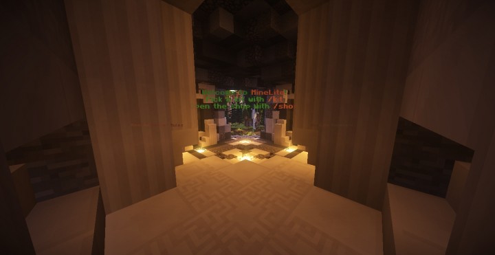 Small PvP Spawn Minecraft Map