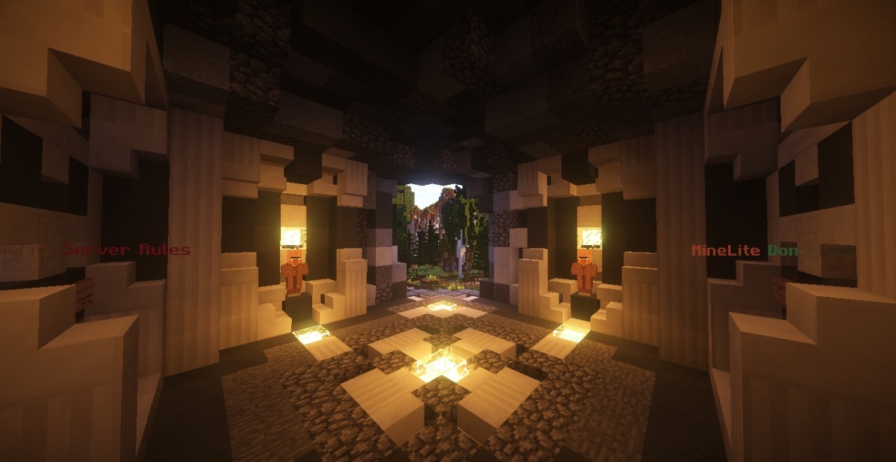 Small PvP Spawn Minecraft Map