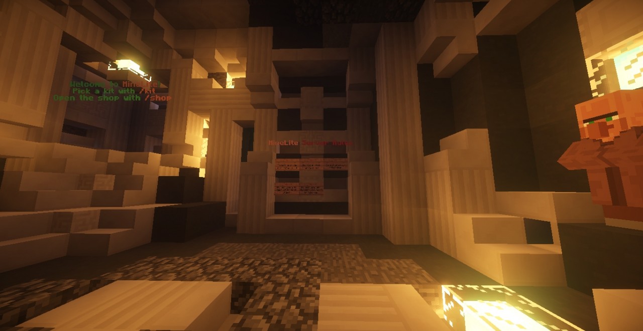 Small PvP Spawn Minecraft Map