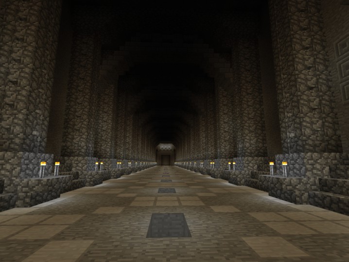 Dwarf Fortress Inspired Fortress Minecraft Map