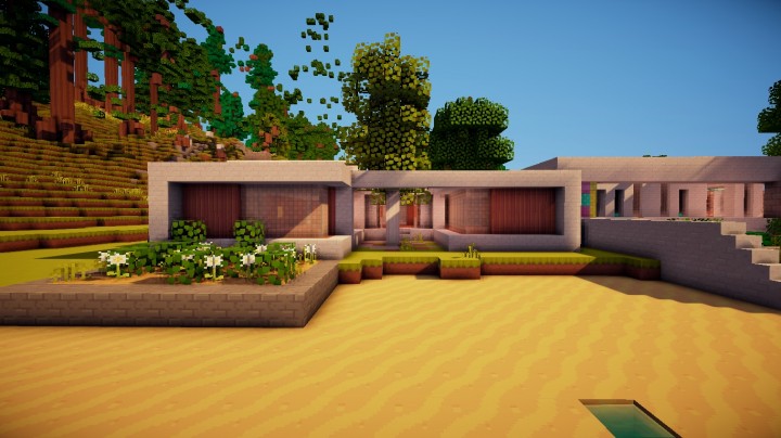 The Lobby- a quite modern mansion Minecraft Map