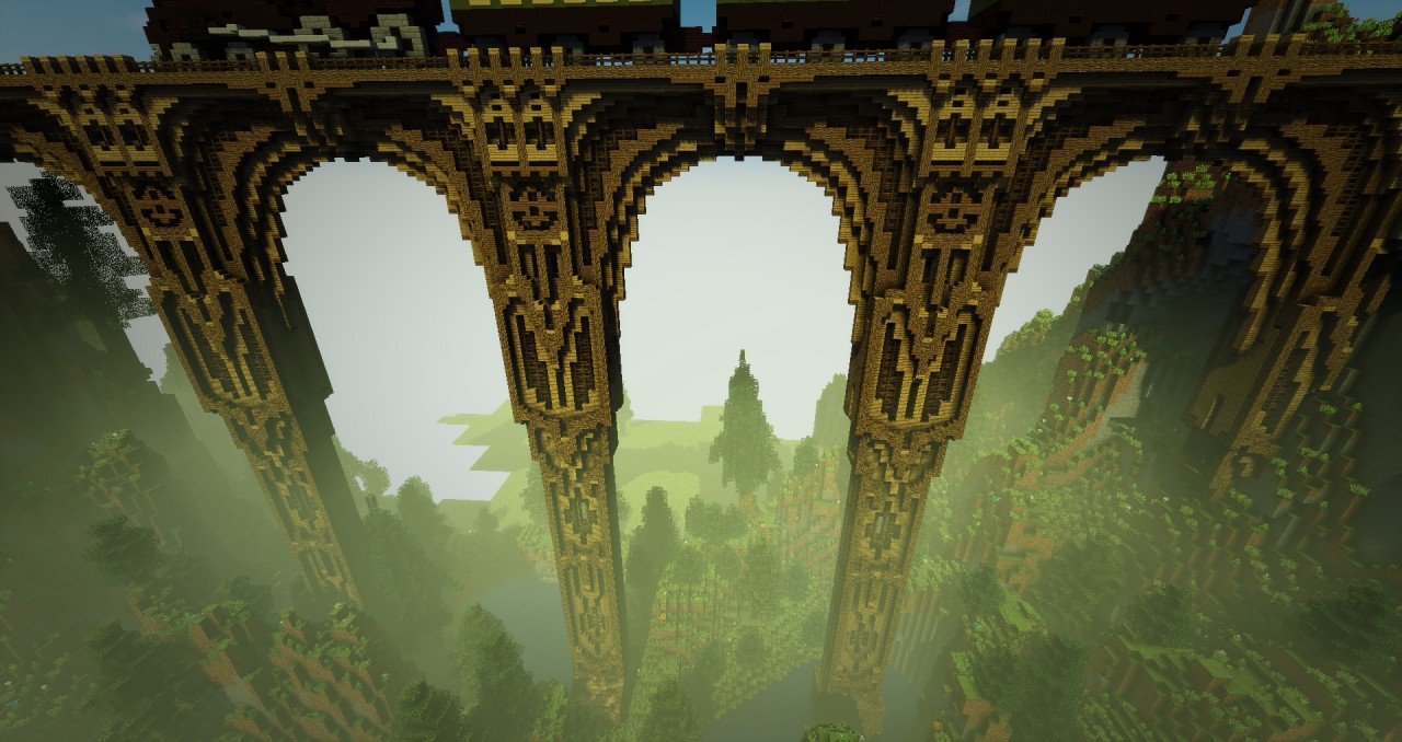 Train Bridge timelapse Minecraft Map