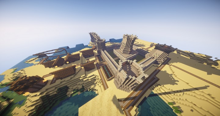 Dwarf Castle + Village Minecraft Map