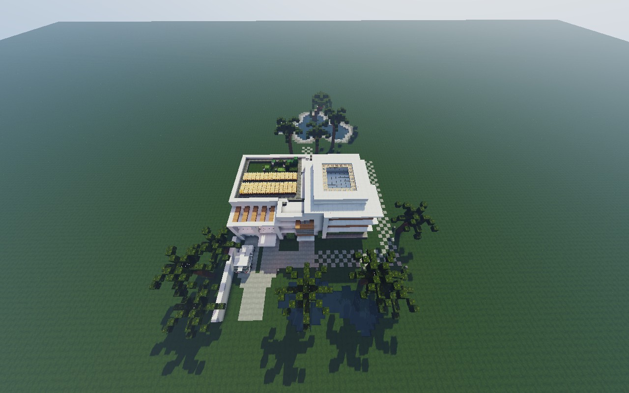 Modern Tropical Home Minecraft Map