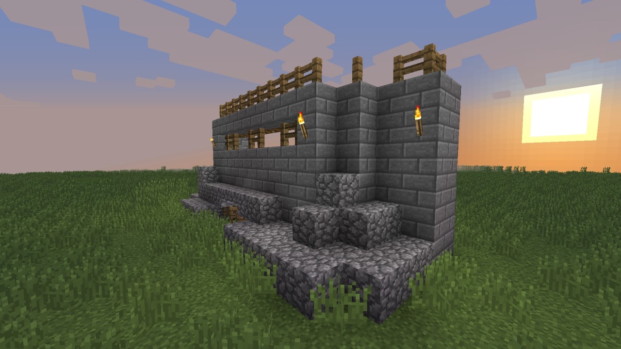 Castle Wall - Good Defence Minecraft Map