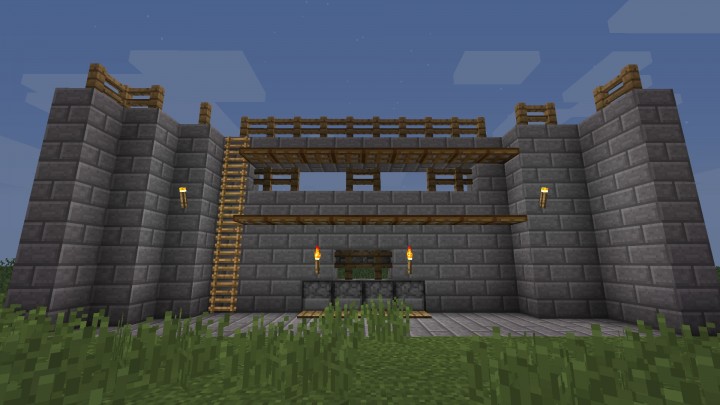 Castle Wall - Good Defence Minecraft Map
