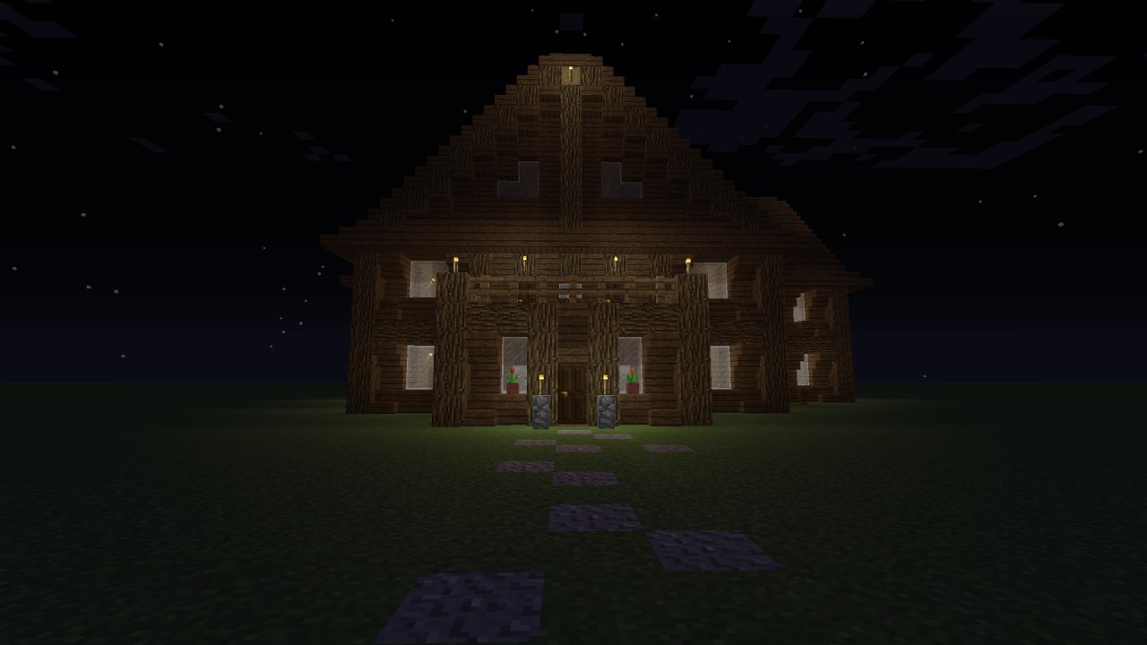 Old fashen Log Cabin Minecraft Map