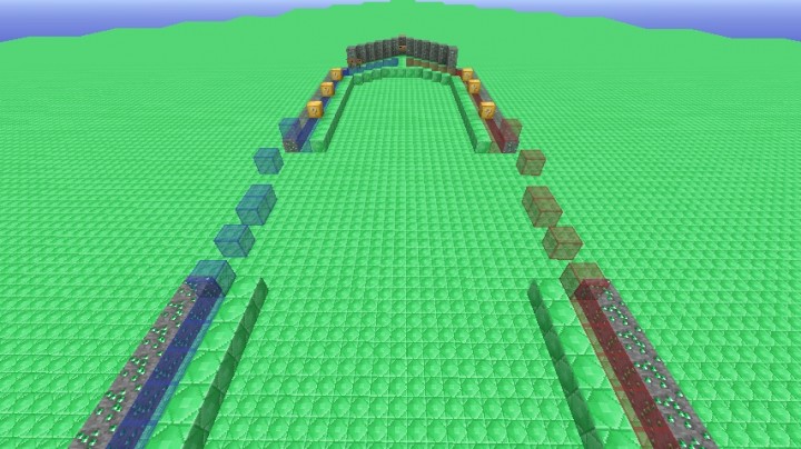 Emerald Lucky Block Race Map Minecraft Map