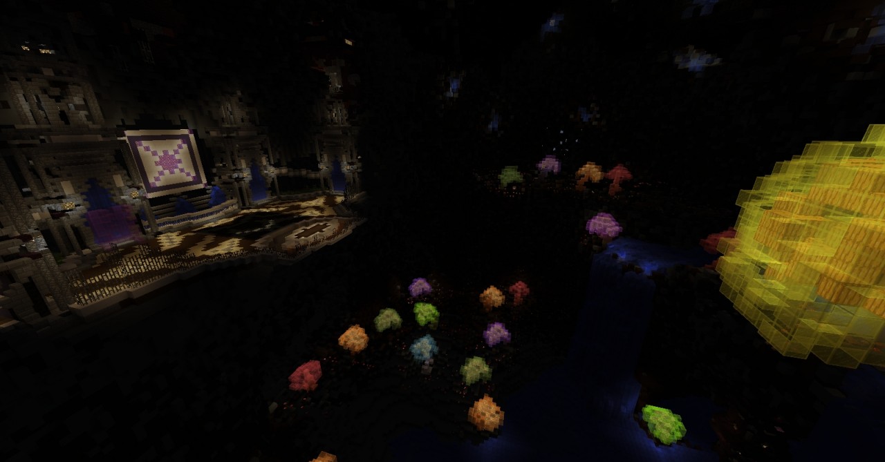The Enchanted Cave Spawn Minecraft Map