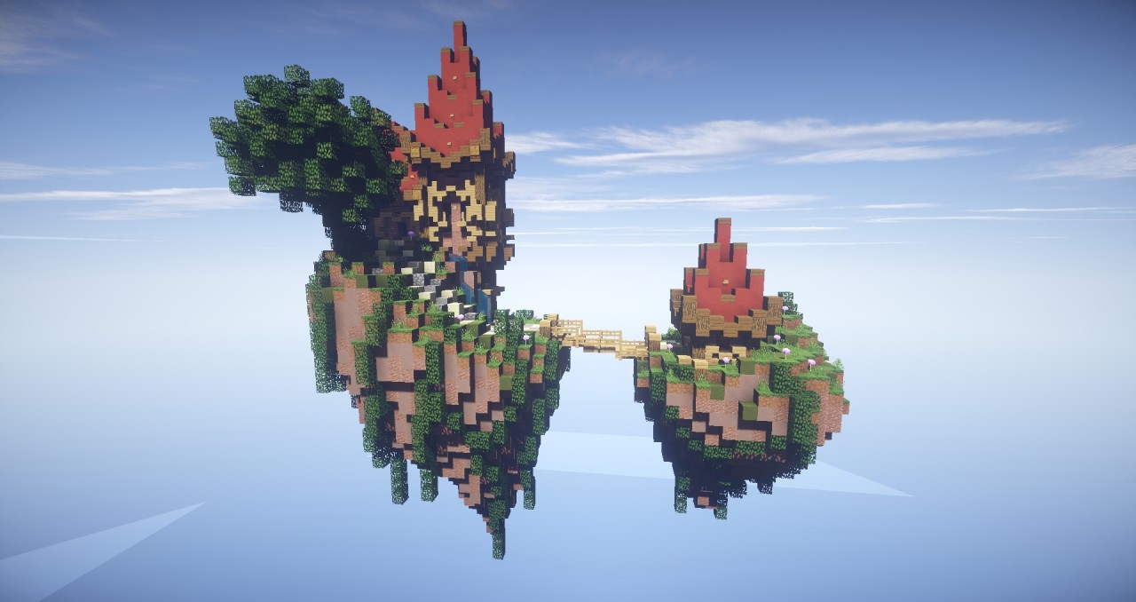 The most original floating island ever Minecraft Map