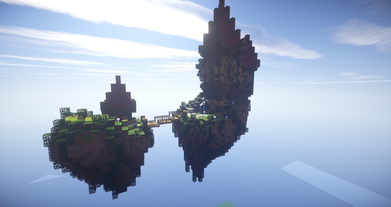 The most original floating island ever Minecraft Map