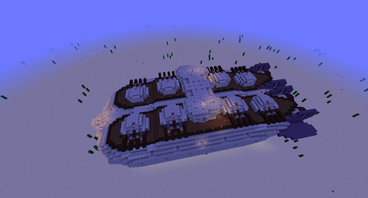 Movecraft Mega Airship: ConvoyCraft Multipurpose vessel Minecraft Map