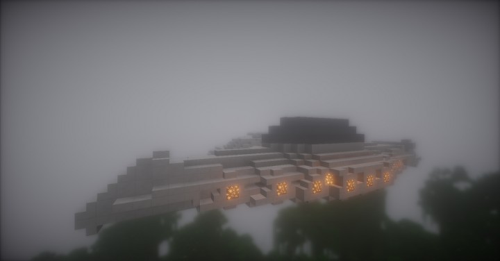 Alien/Futuristic Ship Minecraft Map