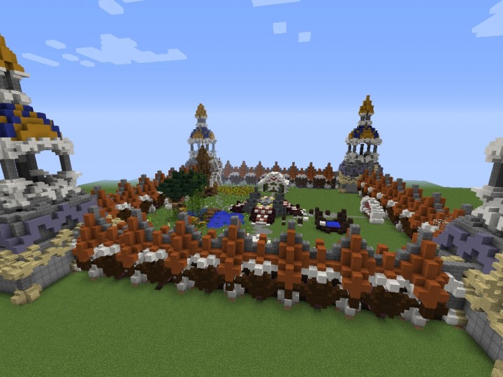 Lobby Example SkyWars server | Head Wars | Minecraft Map