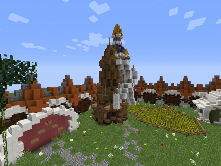 Lobby Example SkyWars server | Head Wars | Minecraft Map