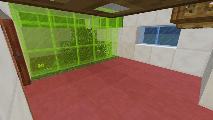 Mansion with Big Backyard Minecraft Map