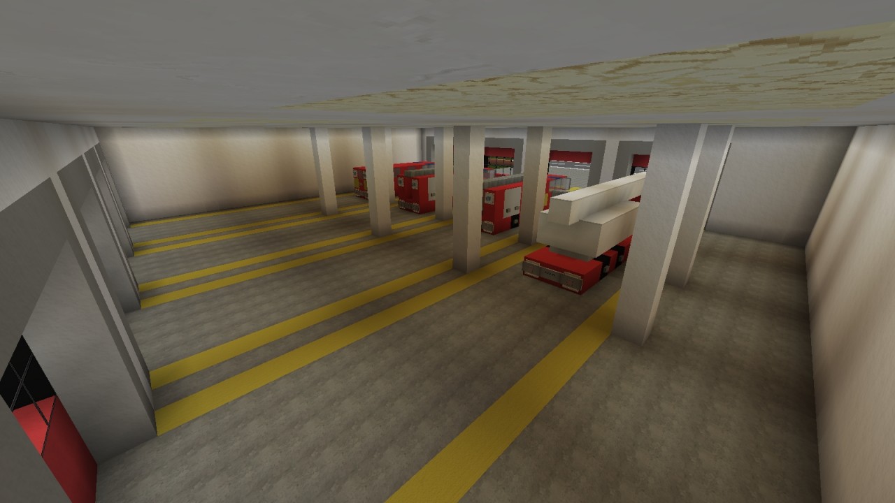 British fire station Minecraft Map