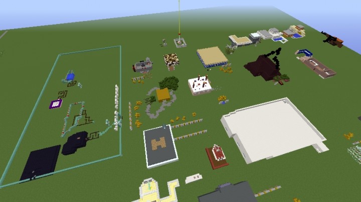 Modern City Build World Minecraft Map