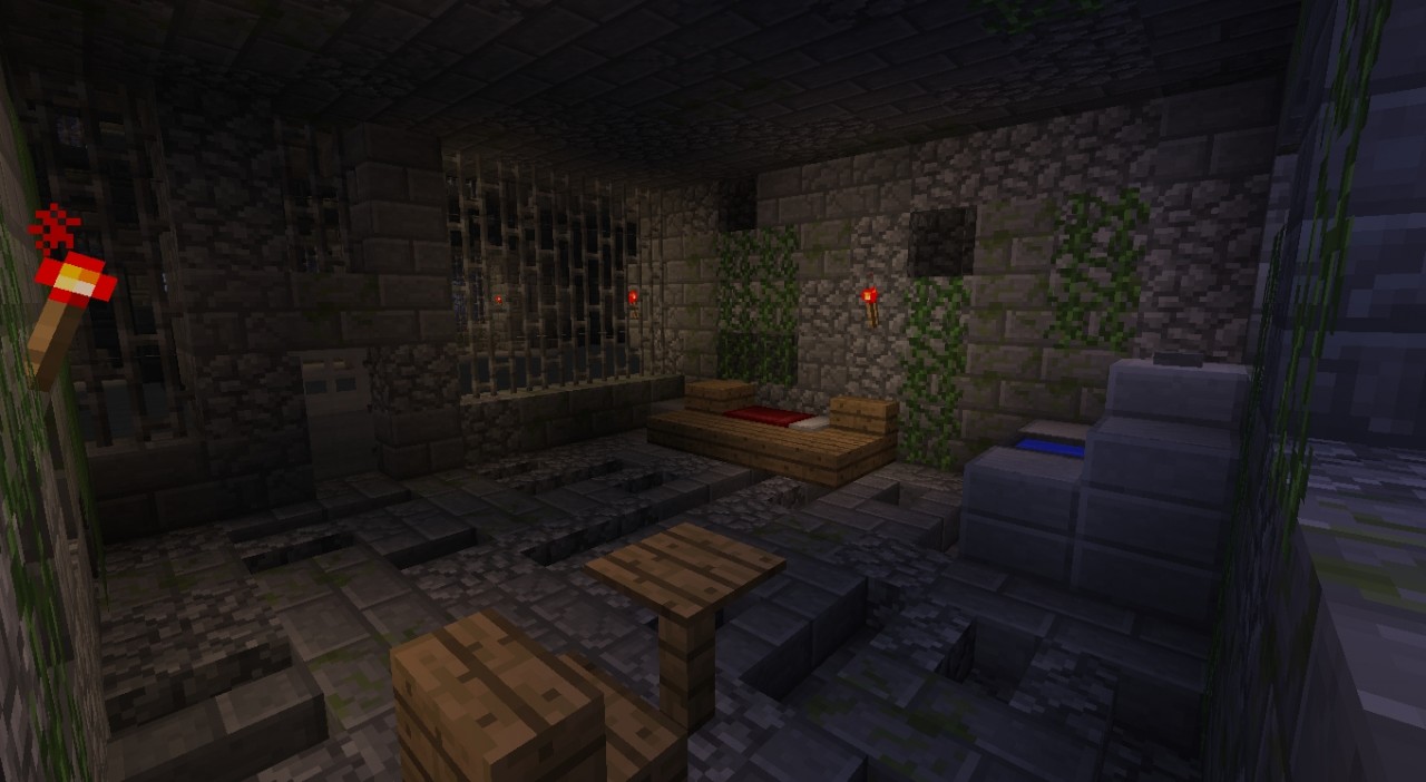Medieval prison Minecraft Map