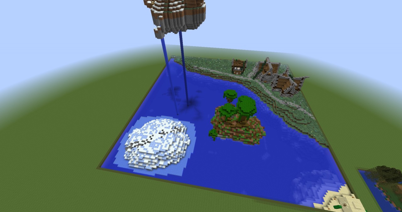 Server spawn/plot Minecraft Map