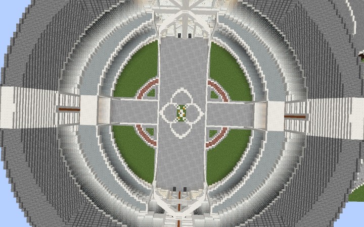 HUGE Futuristic City - shopping center (UPDATE)(WIP) Minecraft Map