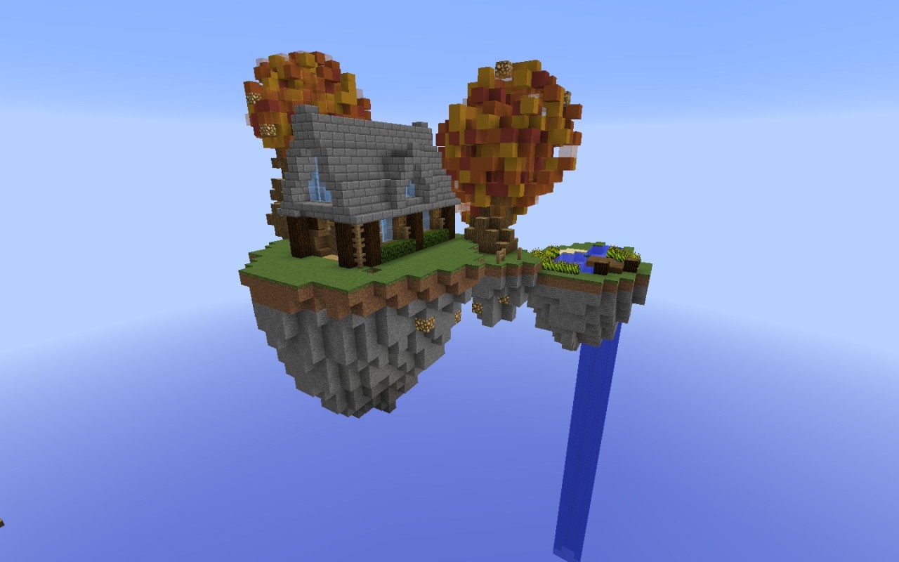 Floating Island House Minecraft Map