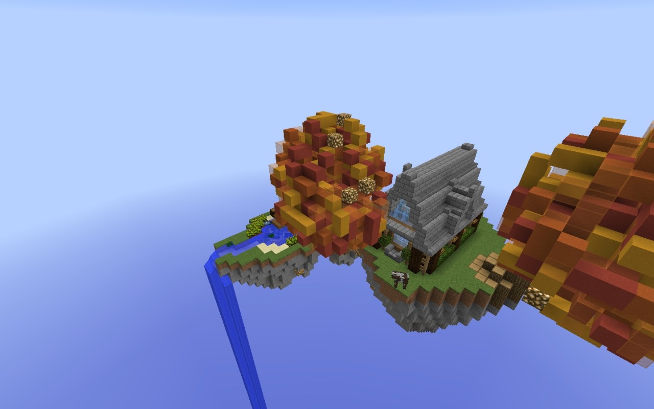 Floating Island House Minecraft Map