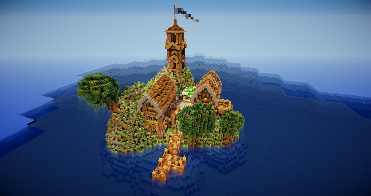 Little Village on an island 'Isle of Sailchester' [Cephyr Application] Minecraft Map