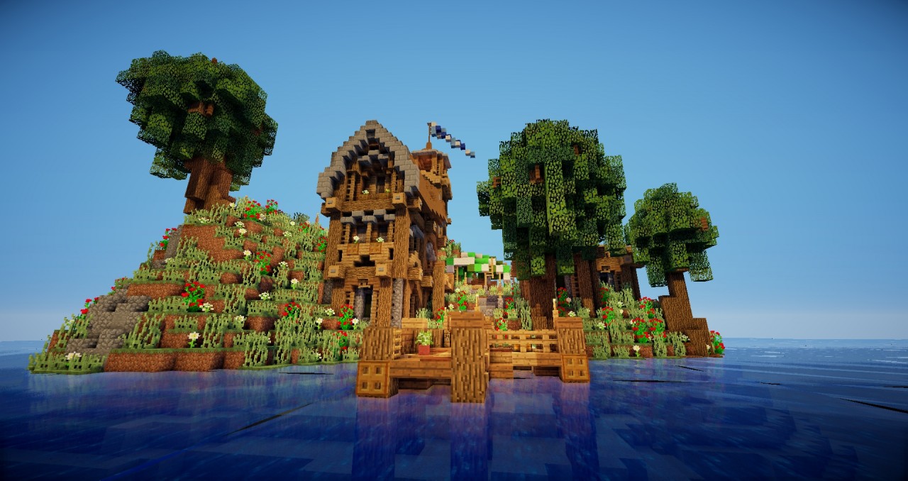 Little Village on an island 'Isle of Sailchester' [Cephyr Application] Minecraft Map