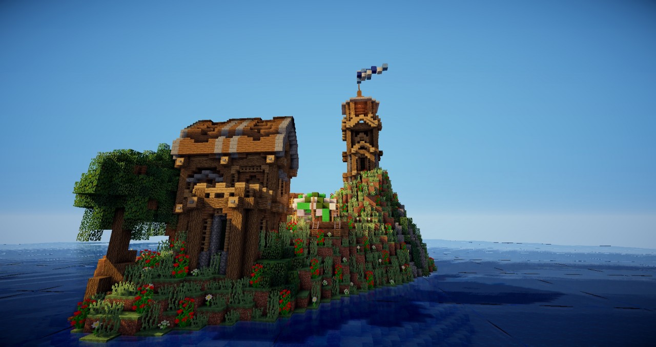 Little Village on an island 'Isle of Sailchester' [Cephyr Application] Minecraft Map