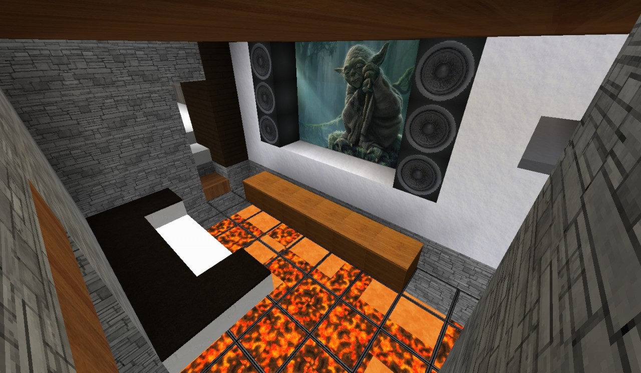 Modern House: Flow Stream Water! Minecraft Map