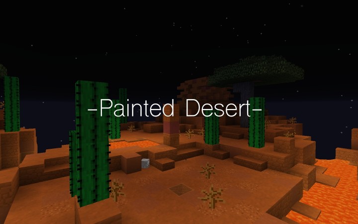 Painted Desert (Micro Battle Map) Minecraft Map