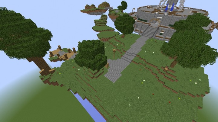 Sky World (PvP / Adventure) Minecraft Map