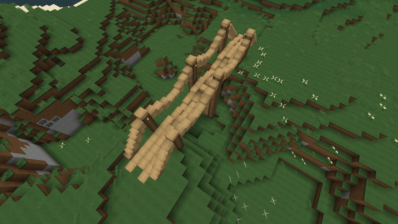 Small Wooden Bridge Minecraft Map